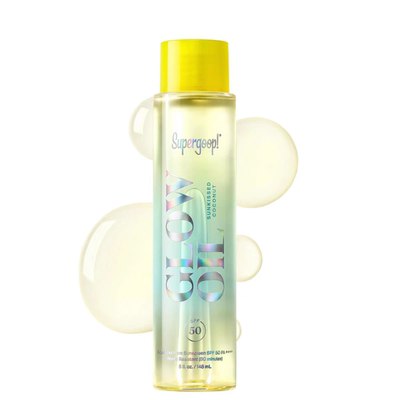 Supergoop!  Glow Oil SPF50椰子香草和无花果身体防晒油118ml