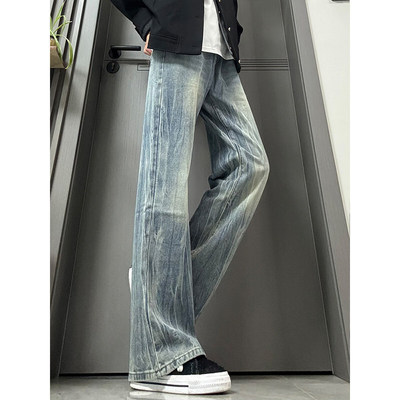 [008]牛仔裤男直筒裤A079-T8901-P41