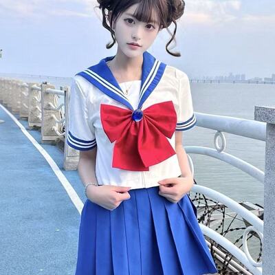正版bodylineJK水手服短袖套装