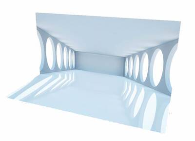 1比6 12 18 24 64简约风格空间建筑室内车位兵人车模汽车场景模型