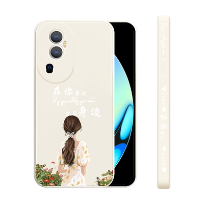 适用OPPOreno10手机壳OPPOreno10pro十外壳reno10pro+保护套直边个性女款创意网红软壳耐脏防摔全包液态硅胶