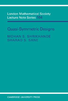 【预售】Quasi-Symmetric Designs
