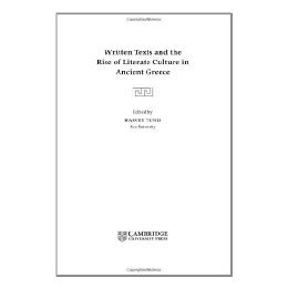 【预售】Written Texts and the Rise of Literate Culture in