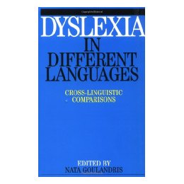 【预售】Dyslexia - Cross-Linguistic Comparisons
