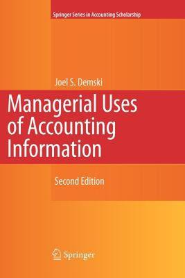 【预售】Managerial Uses of Accounting Information