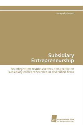 【预售】Subsidiary Entrepreneurship