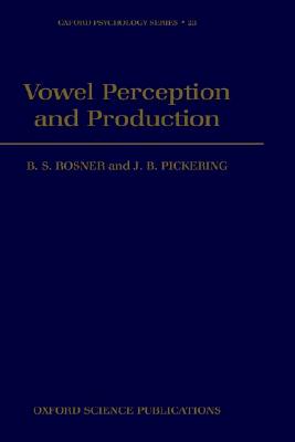 【预售】Vowel Perception and Production