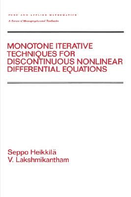 【预售】Monotone Iterative Techniques for Discontinuous