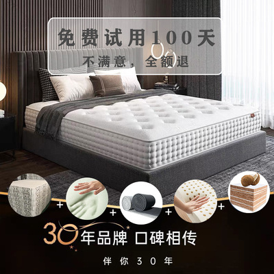 Hotel mattress independent bag latex spring luxury mattess