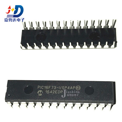 PIC16F73-I/SP PIC16F73-I 8位微控制器 -MCU DIP-28 全新