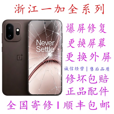 浙江寄修一加ace2ace3Ace6proAce5Ace5pro屏幕总成换外屏原装维修