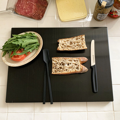 韩国bracket黑色菜板双面抗菌切水果黑色案板食品级塑料防霉砧板