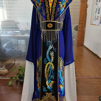 戏剧戏曲越剧黄梅戏闽剧歌仔戏连衣裙绣彩凤娘娘公主服装太后凤装