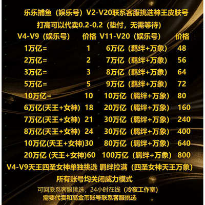乐乐捕鱼3000亿到100万亿官方版本代卖账号自动发货24小时在线