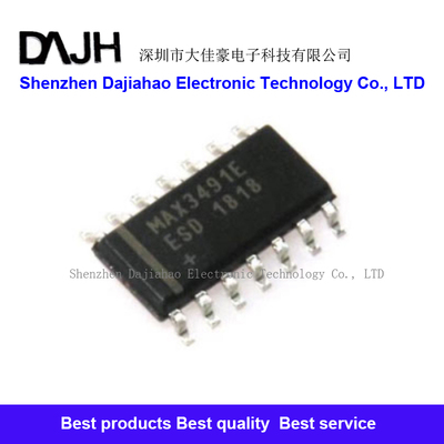 MAX3491E MAX3491EESD MAX3491E 贴片SOP14 驱动器/接收器