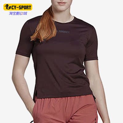 运动阿迪达斯正品女子夏短袖上衣