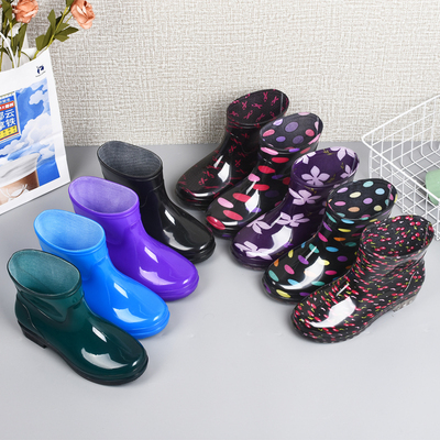 短筒冬夏季简约防滑雨鞋雨靴女潮