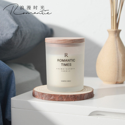 精油香薰蜡烛安神助眠浪漫香氛熏