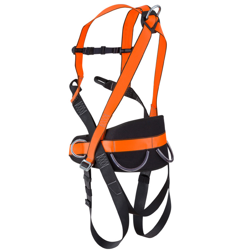 君御固安捷5点全身安全带带护腰GB 6095-2009涤纶织布22KN 140KG_虎窝淘