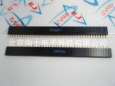精工南士 镀金1*40P 40PIN单排座 单排母座 插座 间距2.54MM 环保