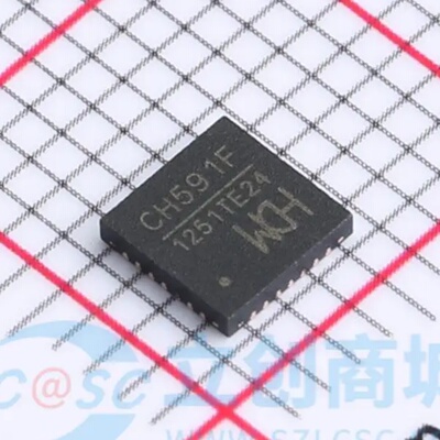 CH591F-卷带  26+ 封装QFN-28 单片机芯片 (MCU/MPU/SOC)