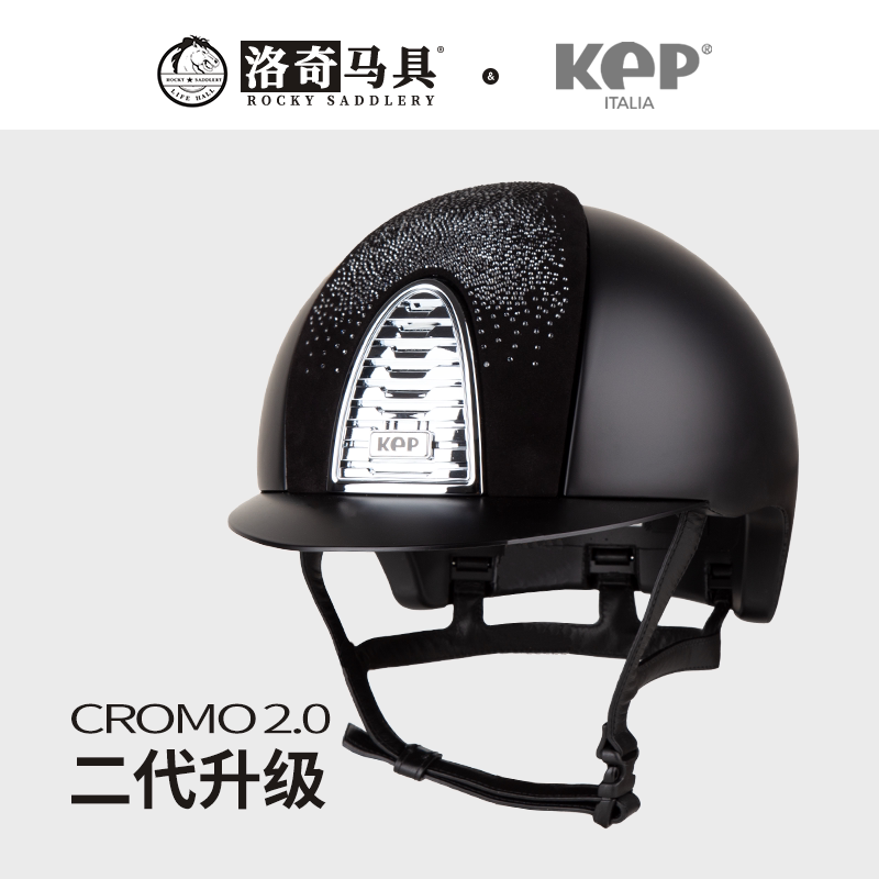 意大利kep 二代Nebula 黑色镶钻头盔8101049