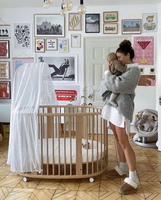 现货stokke sleepi V3婴儿床儿童成长床可延伸移动