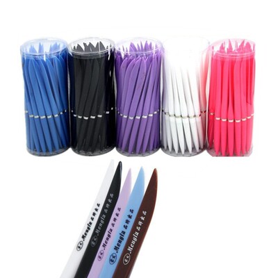 刀型圆珠笔油笔刀形笔扁刀笔快递开箱圆珠笔蓝色0.7物流开箱器