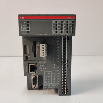 ABB PM554-TP-ETH 1SAP120600R0071 中央处理单元 128kB 以太网