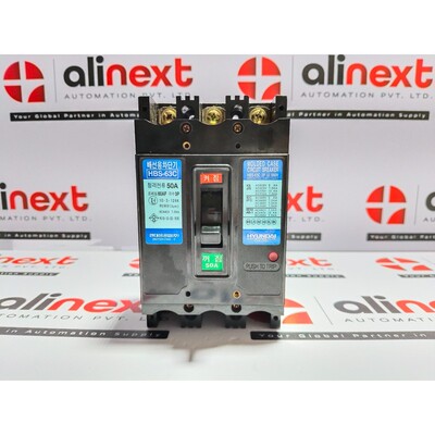 现代 MCCB HBS-63C | 50A | 3P | 60AF