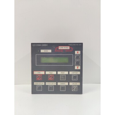 DECKMA GMBH FMS 3000 HT01-E10 火灾报警主面板