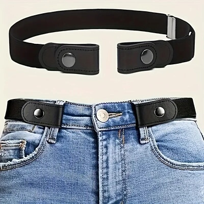 Buckle-Free Belt For Jean Pants,Dresses,No Buckle Stretch E