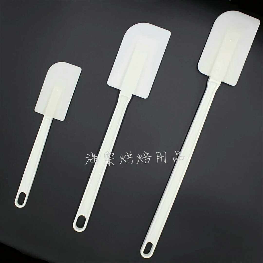 烘焙工具白色大号硅胶刮刀做蛋糕奶油抹刀果浆橡皮铲刀搅拌刮板