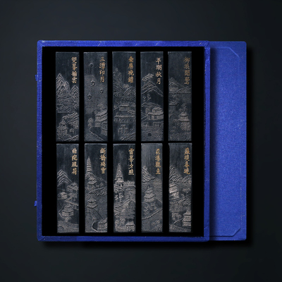 1978年制清乾隆老墨版西湖十景