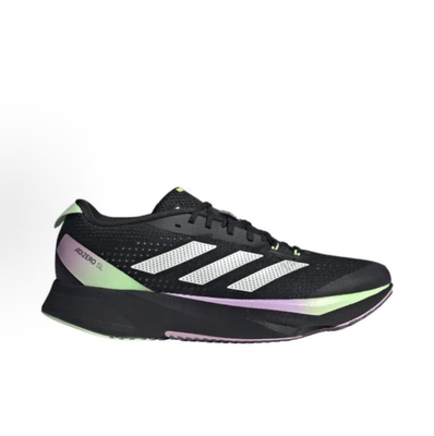 adidasAdizeroSL舒适百搭网布低帮跑步鞋男黑紫绿IG3334