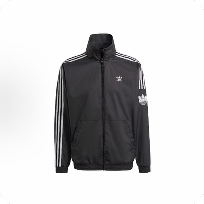 adidas originals 简约经典运动立领条纹夹克外套男款 JM2716