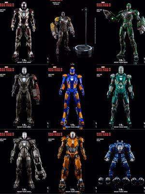 钢铁侠漫威KINGARTS1：9发光