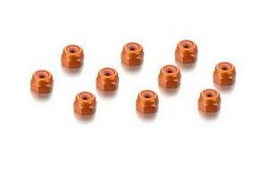 HUDY ALU NUT M3 - ORANGE (10) HSP-296530-O