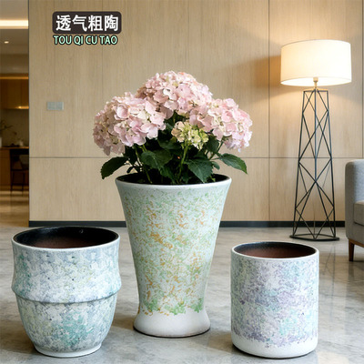 室内透气大号陶土花盆