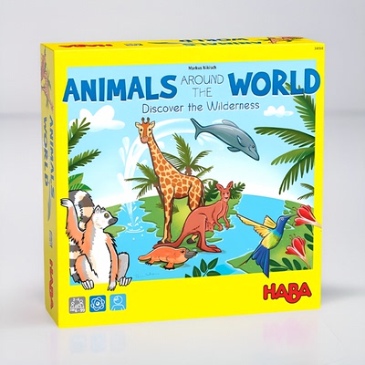 世界动物桌游德国haba