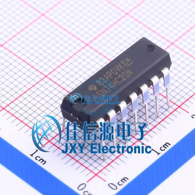 逻辑门     SN74HC20N  TI()  PDIP-14
