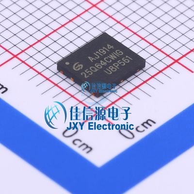 NOR FLASH芯片  GD25Q64CWIGR  GigaDevice(兆易创新)  WSON-8