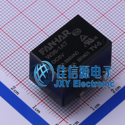 功率继电器     W36-1AT-DC5V/16A  FANHAR(浙江凡华)