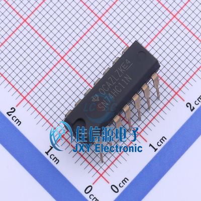 逻辑门     SN74HC11N  TI()  DIP-14