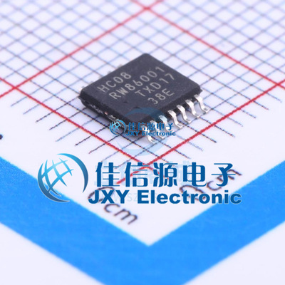 逻辑门     74HC08PW,118  Nexperia(安世)  TSSOP-14