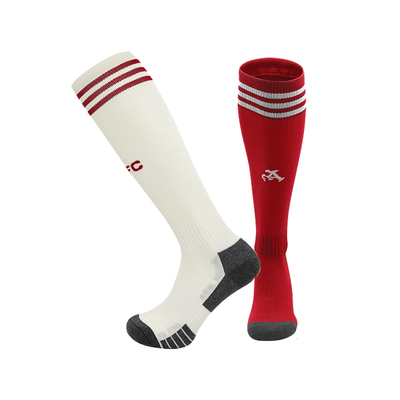 24-25-26阿森纳足球袜兵工厂枪手球袜毛巾底过膝防滑运动袜长筒袜