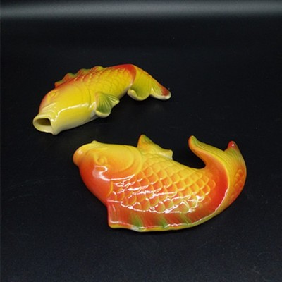 陶瓷鱼跃龙门供拜神佛挂件香插