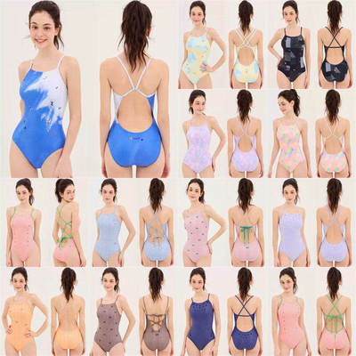 韩国正品蝴蝶女连体泳衣
