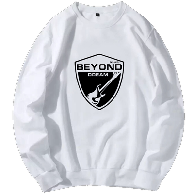 黄家驹字母纪念品套头圆领卫衣