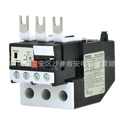原装东元TECO台安TAIAN热过载保护继电器RHU17-47RHN-80K2